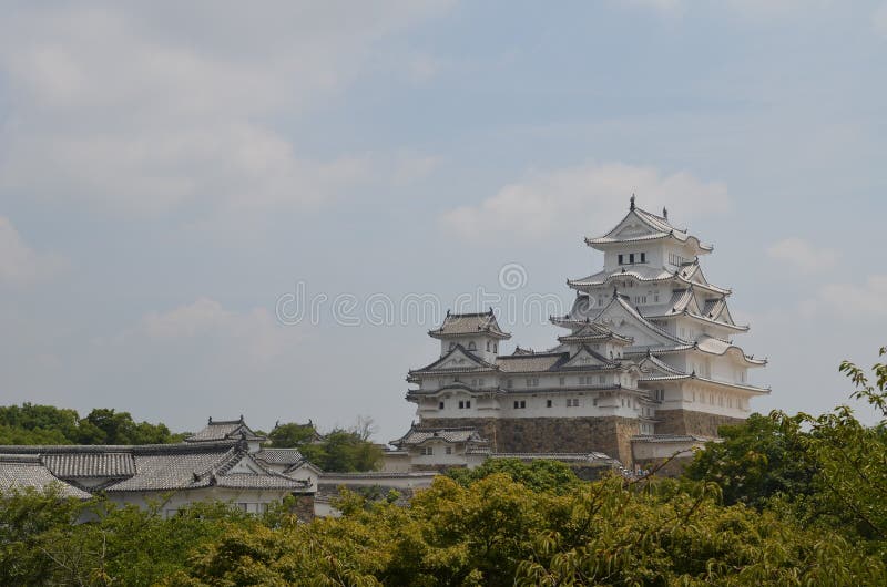 Himeji castle Japan stock image. Image of white, castle - 67850159