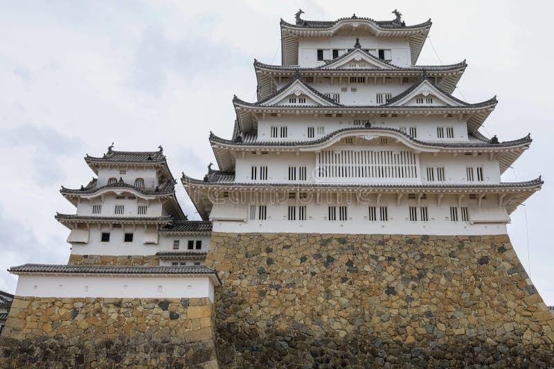 The Himeji White Castle is Famous and Beautiful in Japan Editorial ...