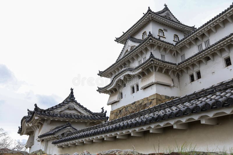 The Himeji White Castle is Famous and Beautiful in Japan Stock Photo ...