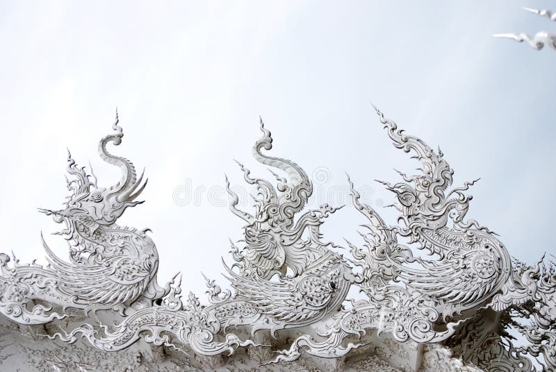 Himmapan animals statue stock image. Image of buddhist - 36006913