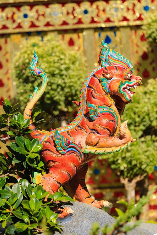 Himmapan Creature at Royal Cremation Structure , Bangkok in Thai Stock ...