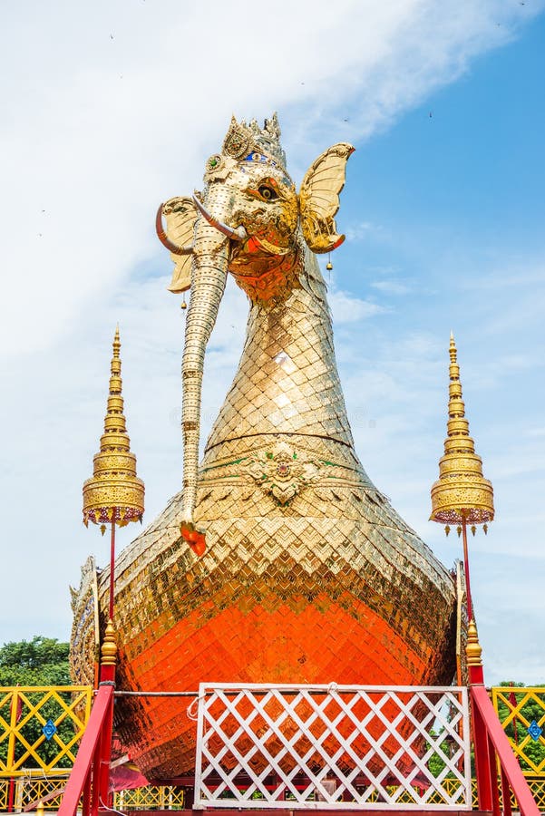 Himmapan Creature Statue at Phra that Suthon Mongkhon Khiri Temple ...