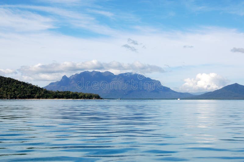 Zoe Bay on Hinchinbrook Island Stock Image - Image of beautiful ...