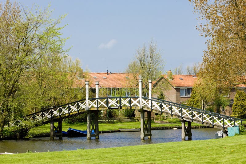 Hindeloopen, Friesland, Netherlands Stock Photo - Image of bridge ...