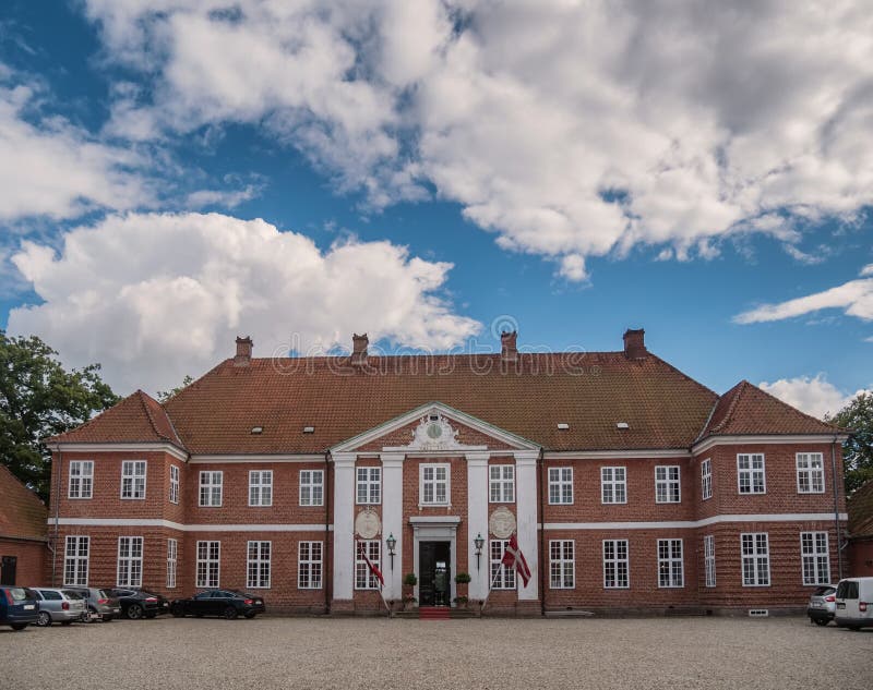 Hindsgavl Castle stock photo. Image of silent, danish - 20017956