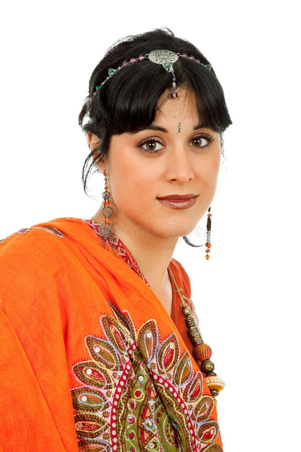 Hindu stock photo. Image of india, model, jewelry, elegant - 8432470