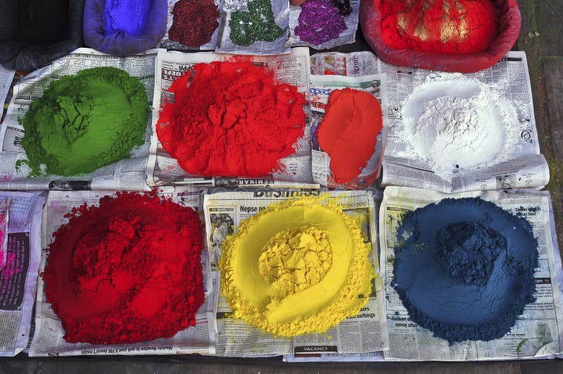 Hindu Colors stock image. Image of thamel, pink, asia - 13344055