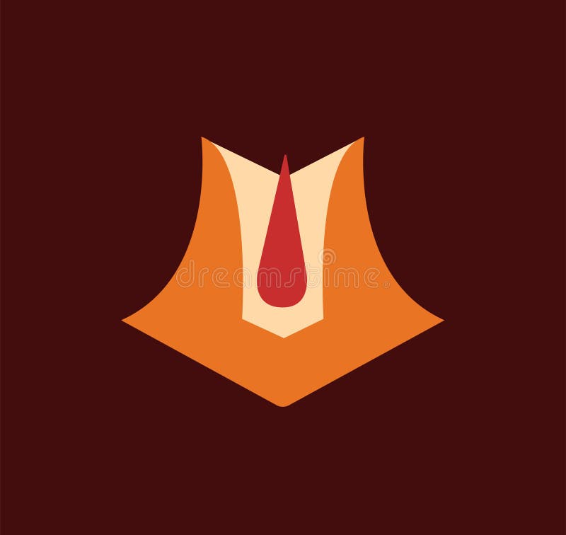 Hindu Dharma Tilak Design Traditional Hindu Religious Art Vector Stock ...