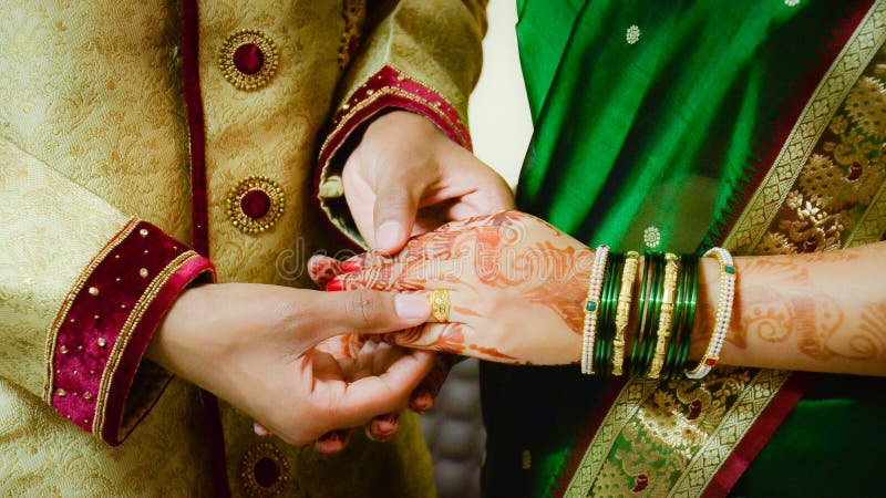 Hindu engagement ceremony stock image. Image of celebration - 111088587