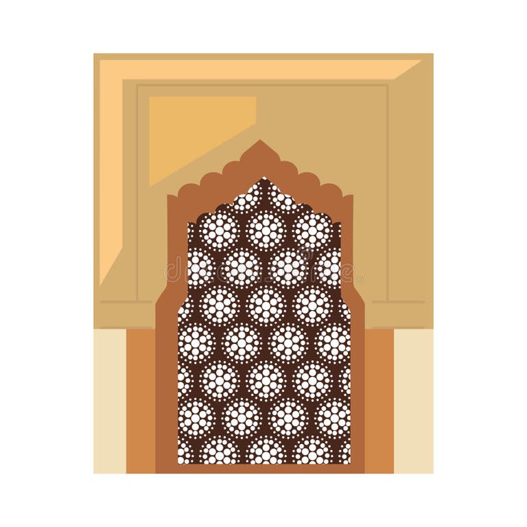 Hindu frame decoration stock vector. Illustration of elegant - 360524398