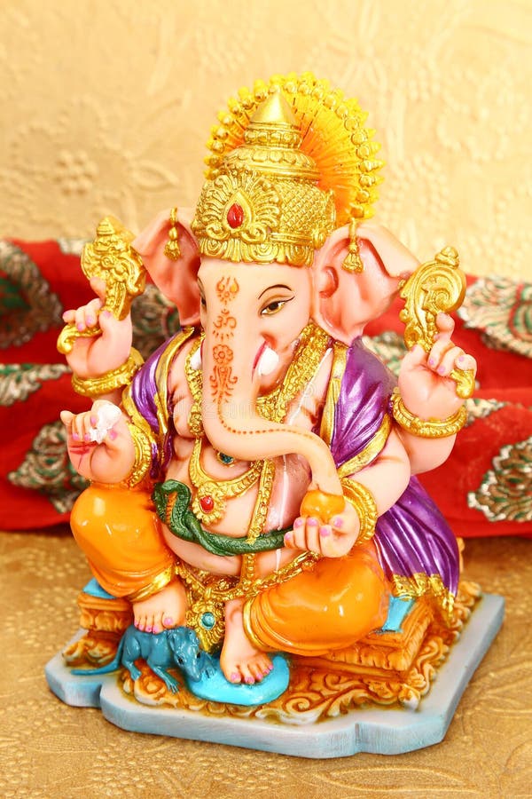 Hindu God Ganesh stock photo. Image of diva, elephant - 127227812