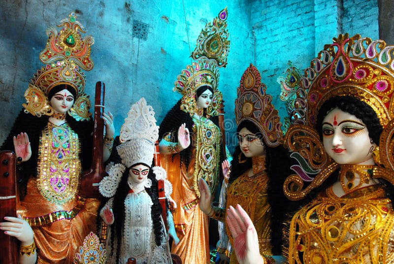 Hindu God & Goddess stock image. Image of kolkata - 18326137