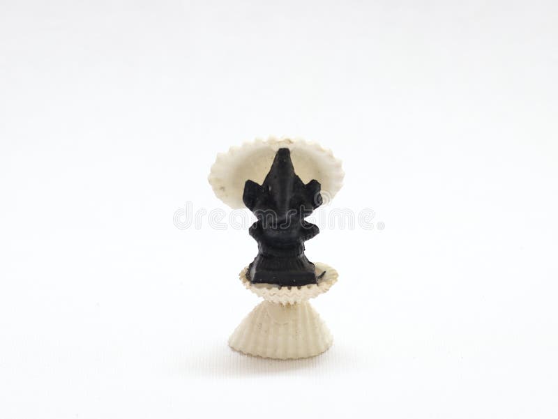 Hindu God Lord Ganesha Statue Decorated with Shells Stock Photo - Image ...