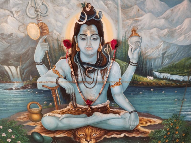 Hindu God picture stock image. Image of woman, sculpture - 208977181