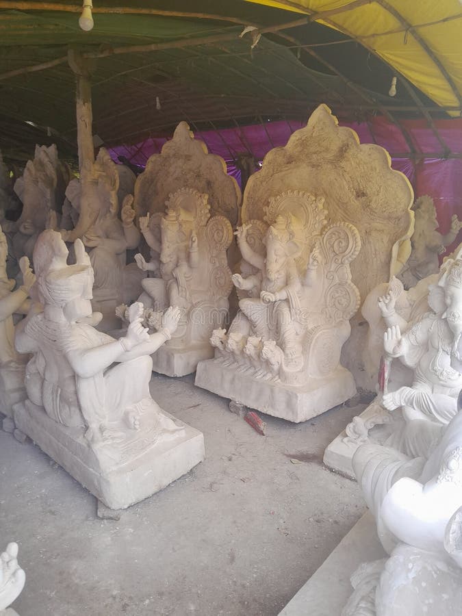 Hindu god statue stock image. Image of mythology, relief - 290790709