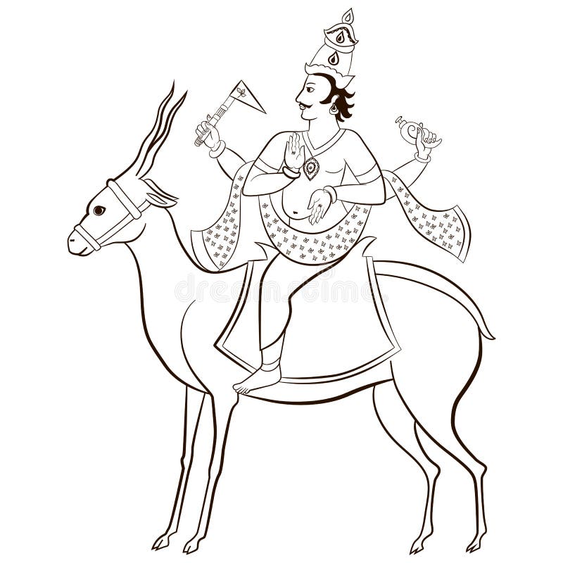 Vayu Sitting Stock Illustrations – 2 Vayu Sitting Stock Illustrations ...