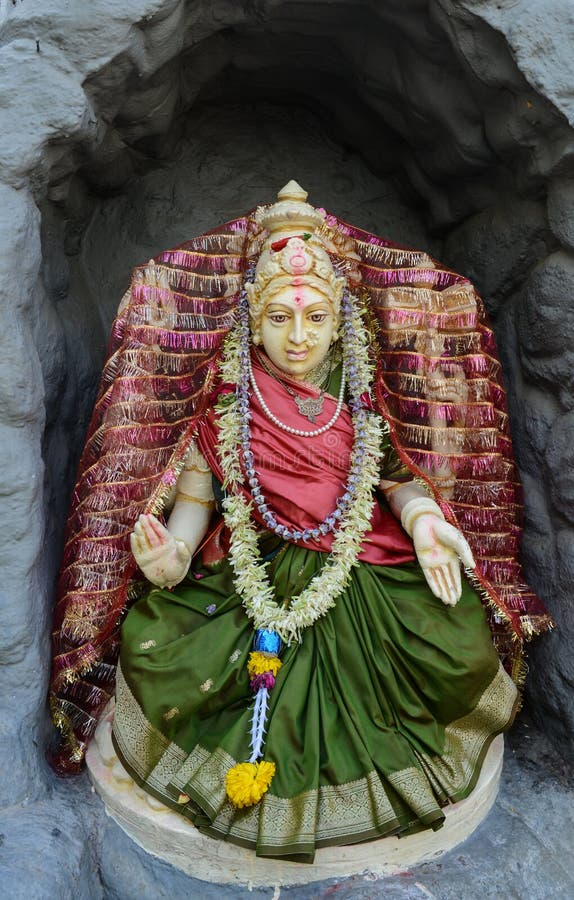 Hindu Goddess Statue stock image. Image of detail, faith - 38150197