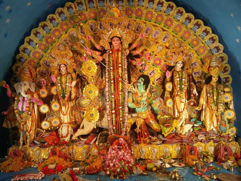 Durga stock photo. Image of feminine, hindu, power, godess - 137903266