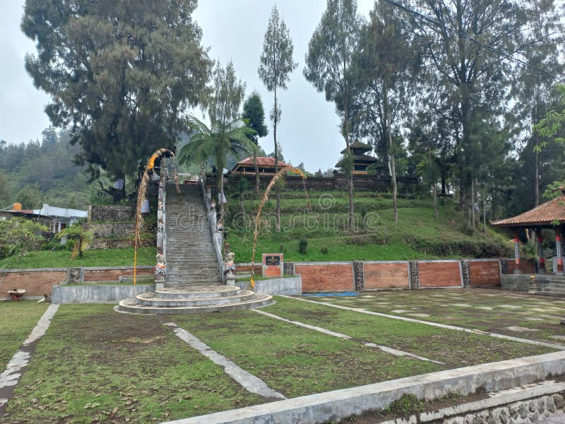 Hindu House in Ranupane Indonesia Stock Image - Image of hindu, wall ...