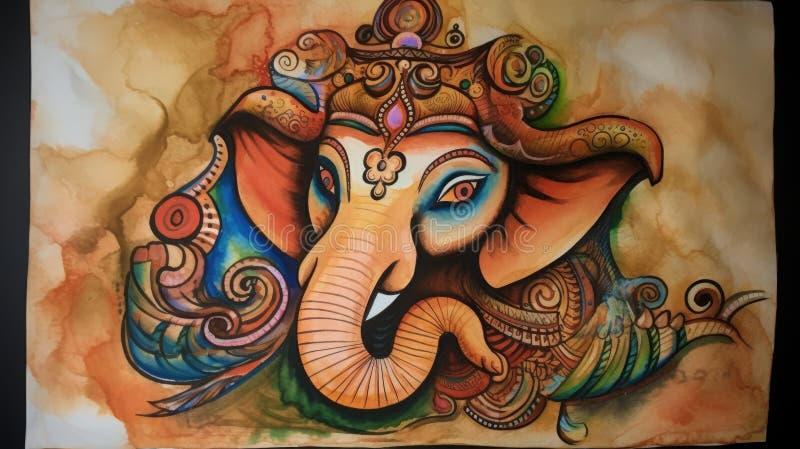 Hindu Mythology God Ganesh. Created with Generative AI Technology ... Hindu Mythology God Ganesh. Created with Generative AI Technology ...