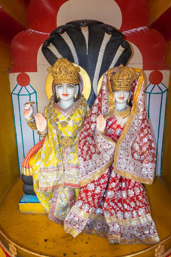 Hindu Religious God and Goddess Statue from Different Angle Stock Photo ...