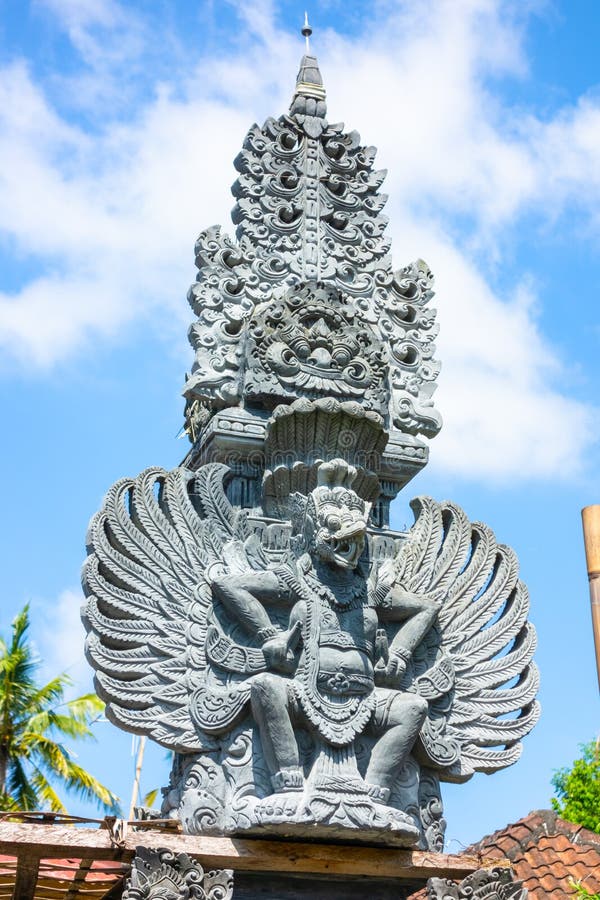 A Hindu Statue in Bali Indonesia Stock Image - Image of statue, island ...