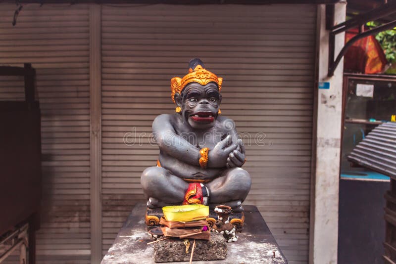 A Hindu Statue, Religion in Bali Stock Photo - Image of balinese ...