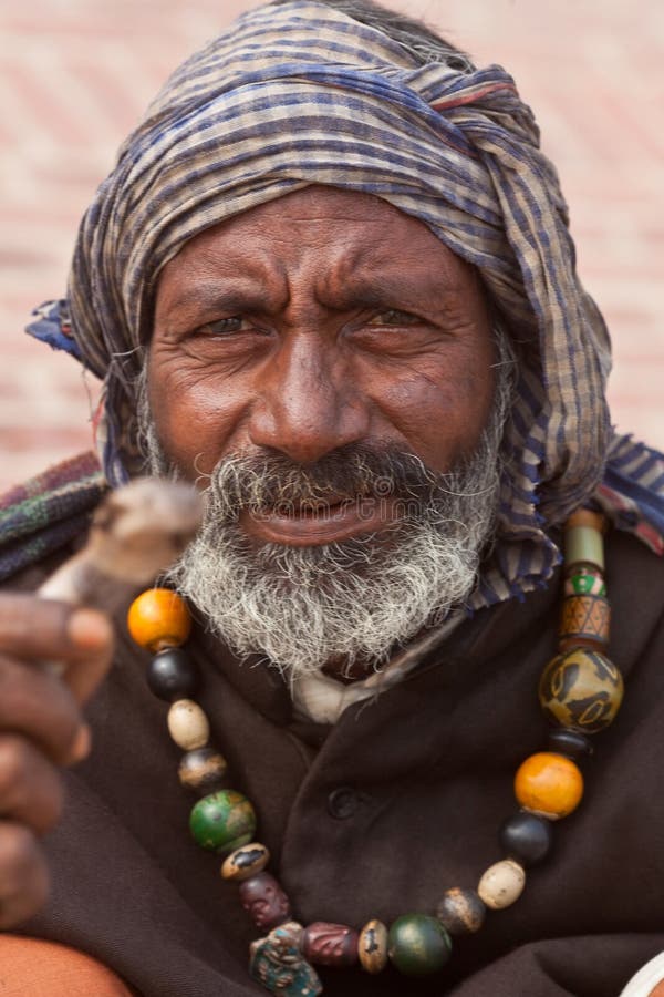 Hindu Street Serpent-charmer with Cobra Editorial Photography - Image ...