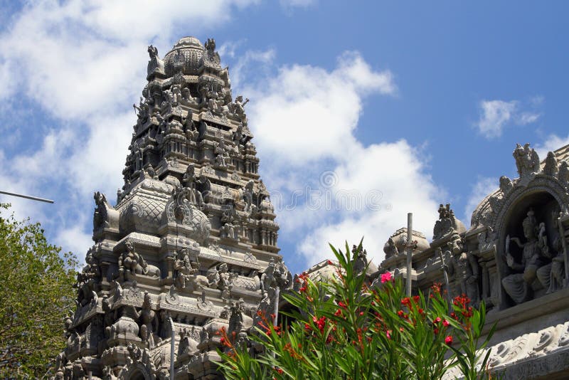 Hindu Temple In Port Louis, Mauritius Stock Image - Image of africa ...