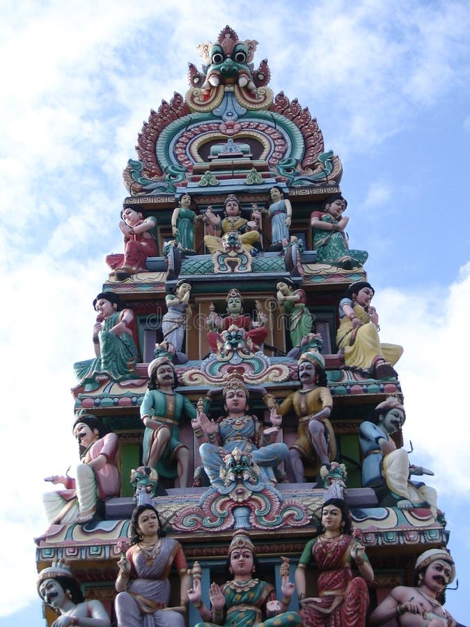 Hindu Temple stock photo. Image of temple, singapore, asia - 183864