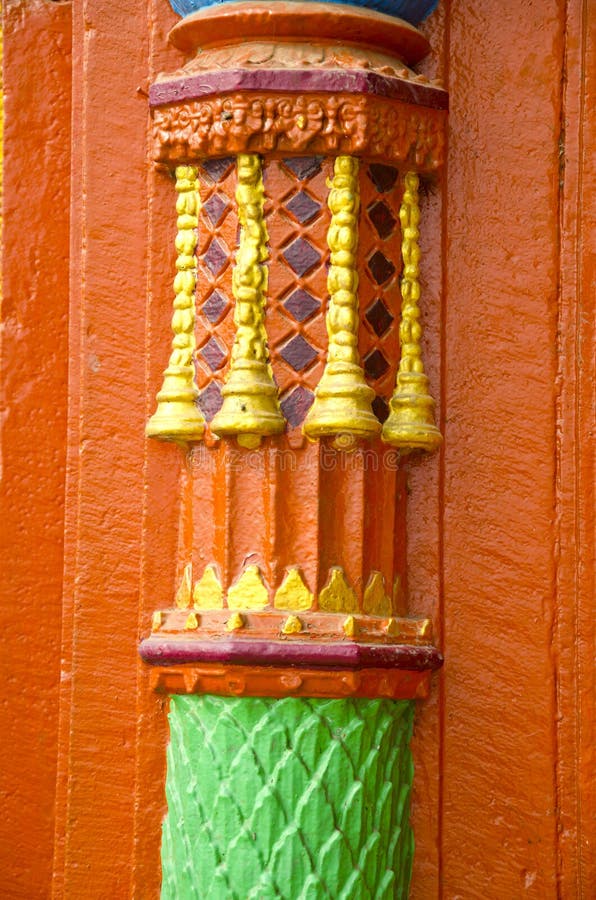 Hindu Temple Column Background Stock Photo - Image of luxury, ancient ...