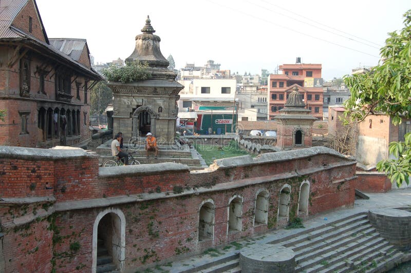 Hindu Temple Complex, Kathmandu, Nepal Editorial Stock Image - Image of ...