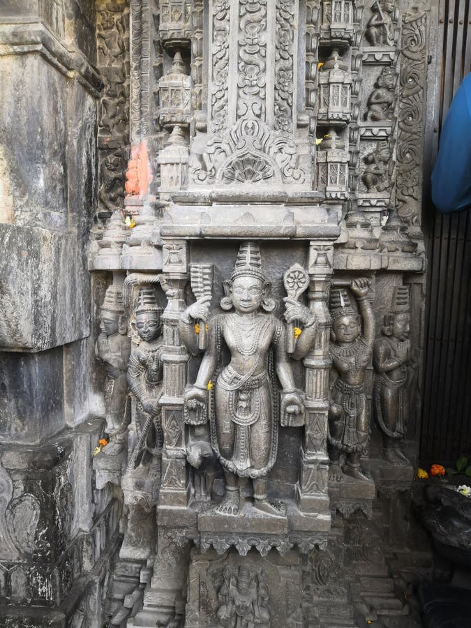 Hindu Temple Goddess Architecture Entry Structure Stock Image - Image ...