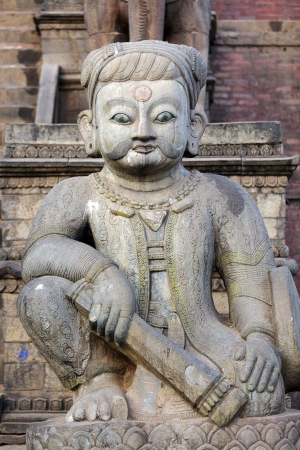 Hindu temple guardian stock image. Image of artistic - 17348437