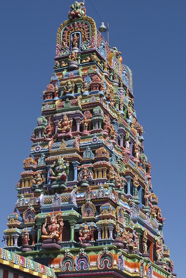 Hindu Temple, Landmark, Christmas Tree, Building Picture. Image: 107452448