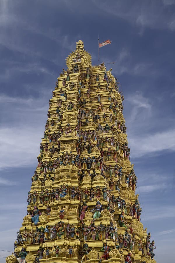 Hindu Temple at Matale, Sri Lanka Stock Photo - Image of monument ...