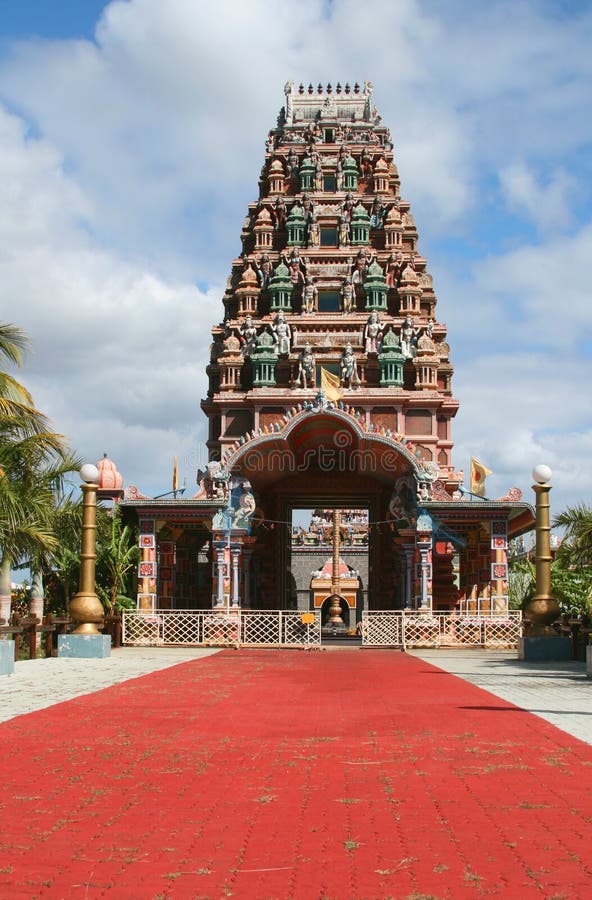 Temple In Mauritius Capital City Port Louis Stock Photo - Image of ...
