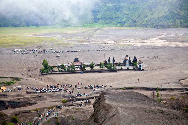 Hindu Temple Near Mt. Bromo ,East Java, Indonesia Stock Photo - Image ...