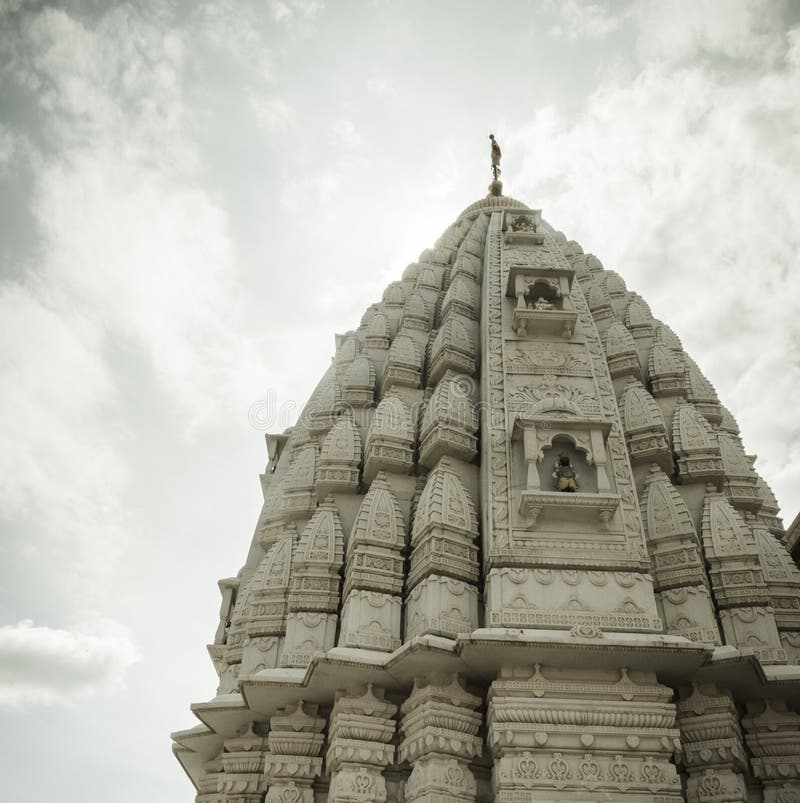 Dome of the Hindu temple stock photo. Image of pink, detail - 49005260