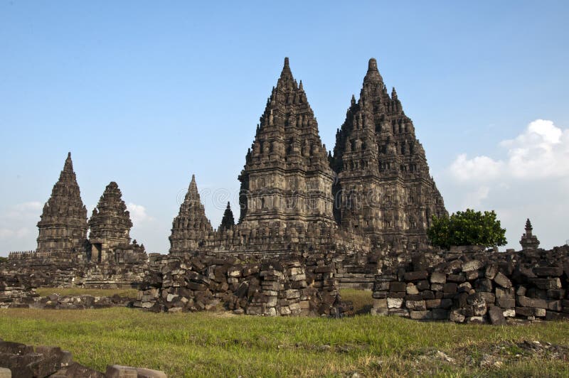 Temple Prambanan stock photo. Image of java, view, world - 843792