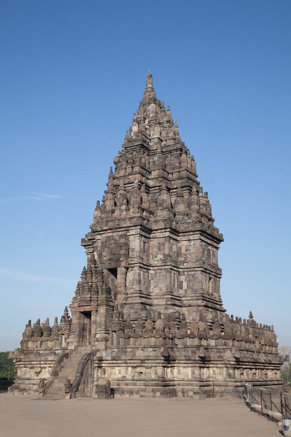 Hindu temple Prambanan stock photo. Image of central - 81340258