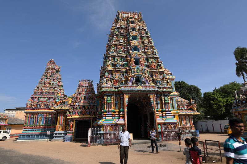 Hindu Temple of Trincomalee in Sri Lanka Editorial Stock Image - Image ...