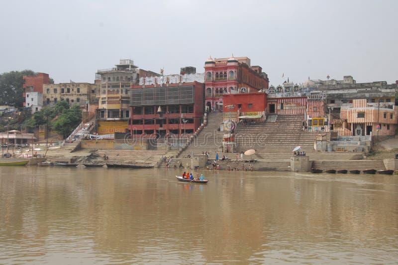 Hindu Temple at Varanasi India Editorial Photography - Image of ...