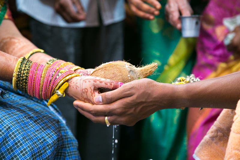 Kanyadaan Ritual during a Hindu Marriage in India. Stock Image - Image ...