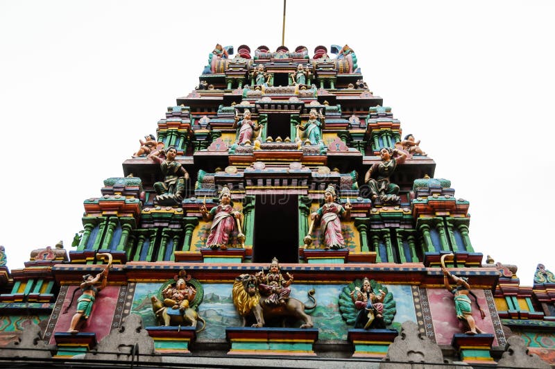 Hinduisk Gud I Indisk Tempel Fotografering för Bildbyråer - Bild av ...