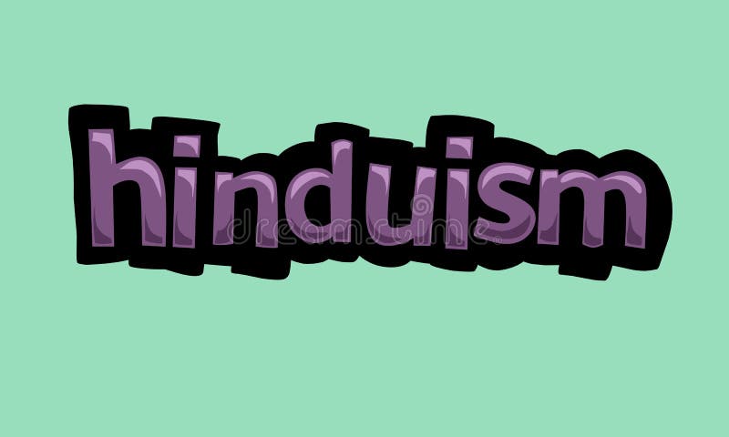 HINDUISM Background Writing Vector Design Stock Illustration ...