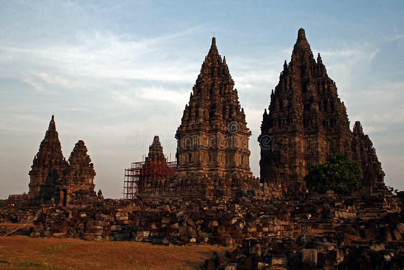 Prambanan temples stock photo. Image of prambanan, ancient - 30894836