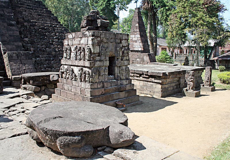 Candi Sukuh Hindu Temple Near Solokarta, Java Stock Photo - Image of ...