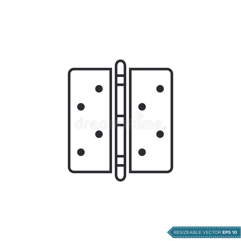 Hinge Icon Vector Template Illustration Design Stock Vector ...
