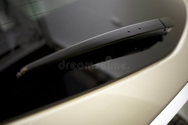 Hinterer Auto-Wischer stockfoto. Bild von horizontal - 33201948